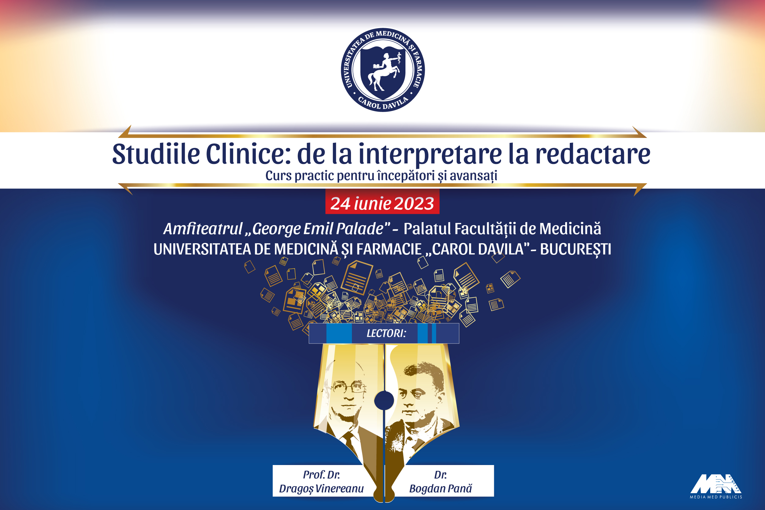 STUDIILE CLINICE: DE LA INTERPRETARE LA REDACTARE – CURS PRACTIC PENTRU ...
